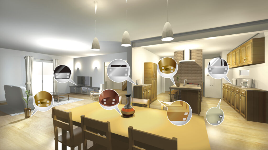 Example of earthquake-proof pad installation at home - Proseven Co., Ltd.